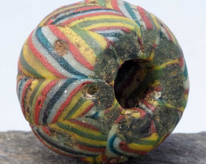 Ancient Morfia Medieval Islamic Glass Bead. ø 20 Mm. 900-1200 AD Fustat ...