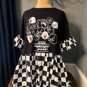 Super Nintendo World Orlando Boo Upcycled T-shirt Dress Inspired Epic ...