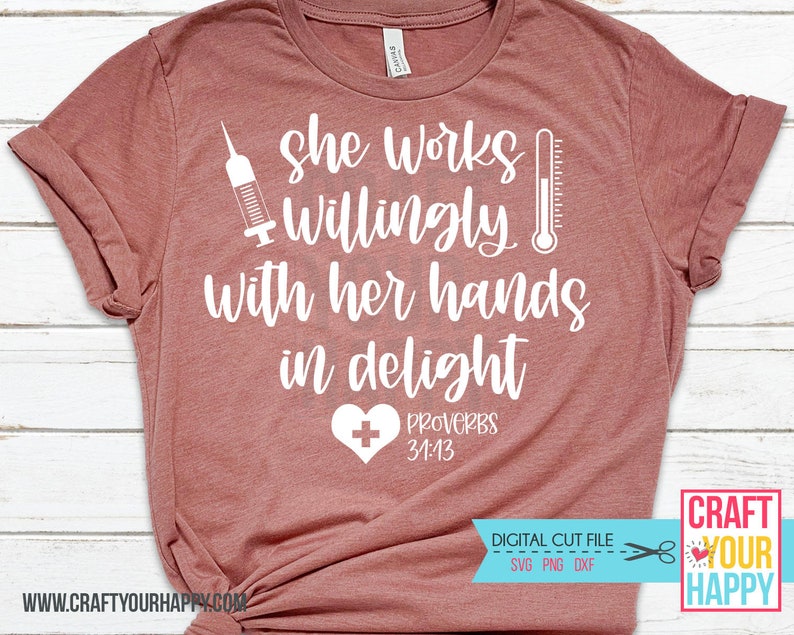 She Works Willingly With Her Hands In Delight Proverbs 31 13 Etsy
