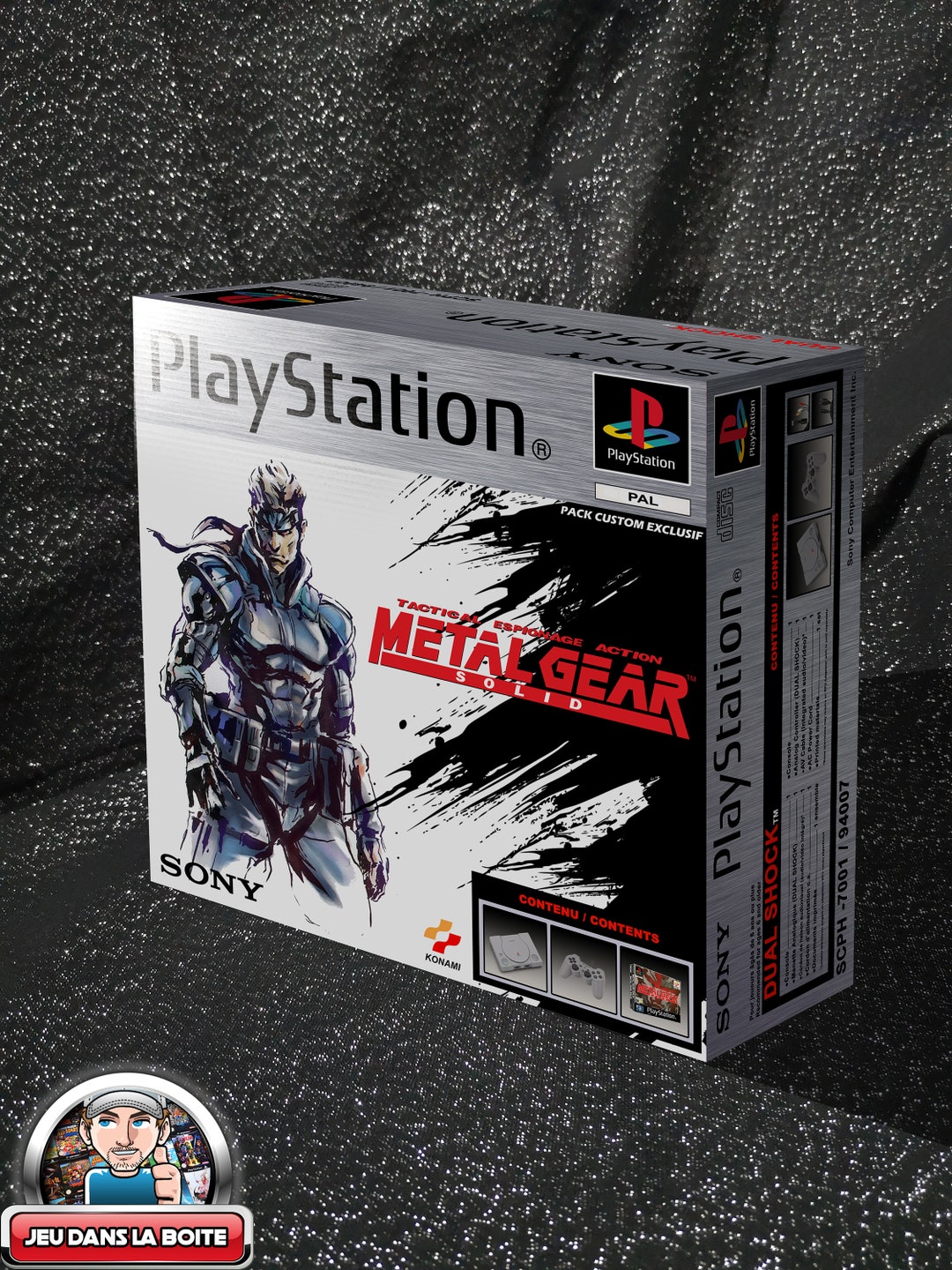 BOX ONLY Box Pack PS1 Metal Gear Solid - Etsy