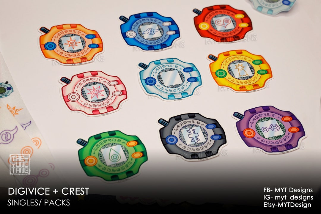 Digital Crest Digital Device Diecut Weatherproof Vinyl Stickers - Etsy