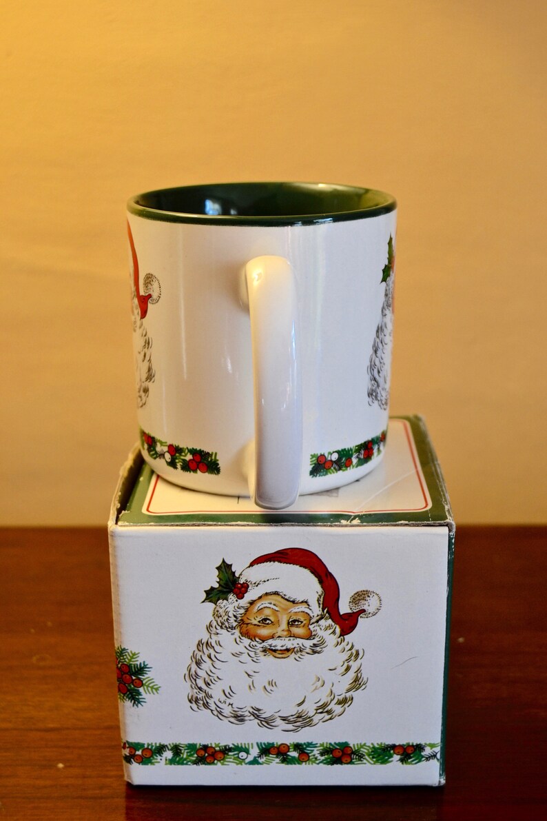 Christmas Milk and Cookies Mug. Santa Coffee Mug in Original Box ...