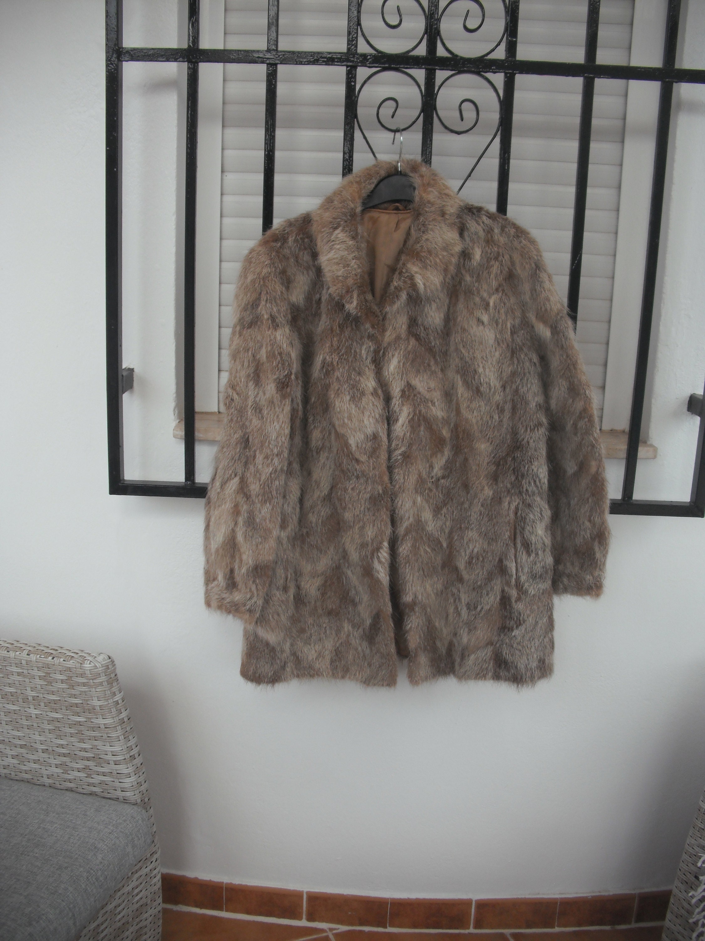 Luxurious Real Fur Jacket.. Nutria ..Classic design..Versatile | Etsy
