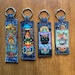 Upcycled Denim Embroidered Key Strap, Black Cat Key Ring - Etsy