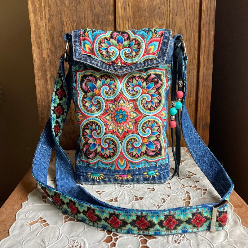 Denim Cross Body Bag - Etsy