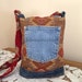 Tapestry and Denim Shoulder Bag, Handmade Tapestry Handbag - Etsy