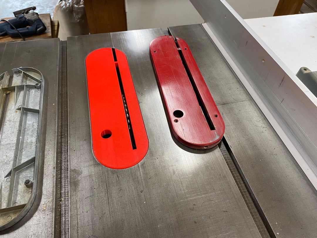 Rockwell or Delta 10 Inch Table Saw Throat Plate Insert for Model 34 ...