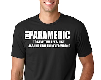 Funny Paramedic Tee - Etsy