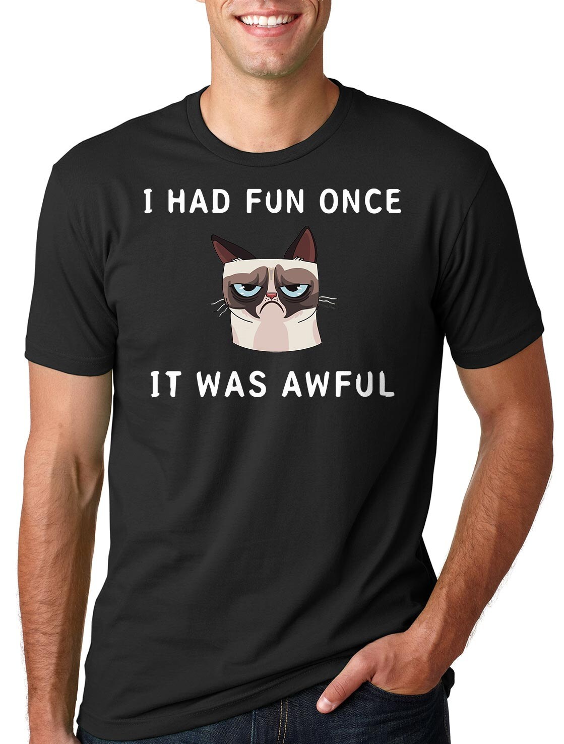 Grumpy Cat T-shirt Funny Internet Meme T-shirt Cat T-shirt - Etsy