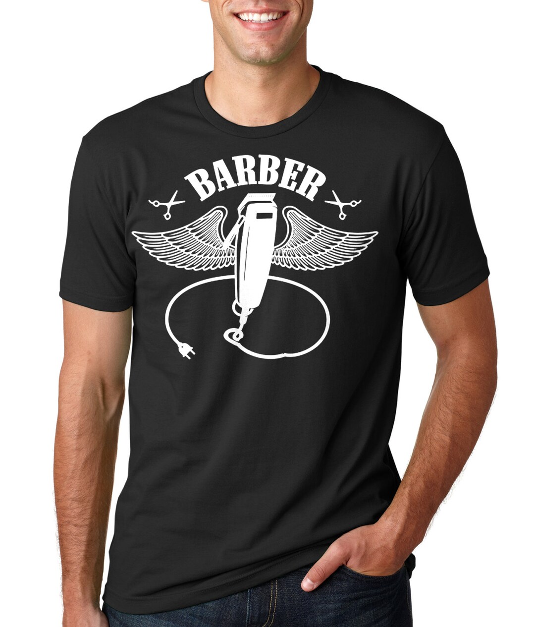 Barber T-shirt Gift for Barber Shirt Barber Shop Hairdresser Hair ...