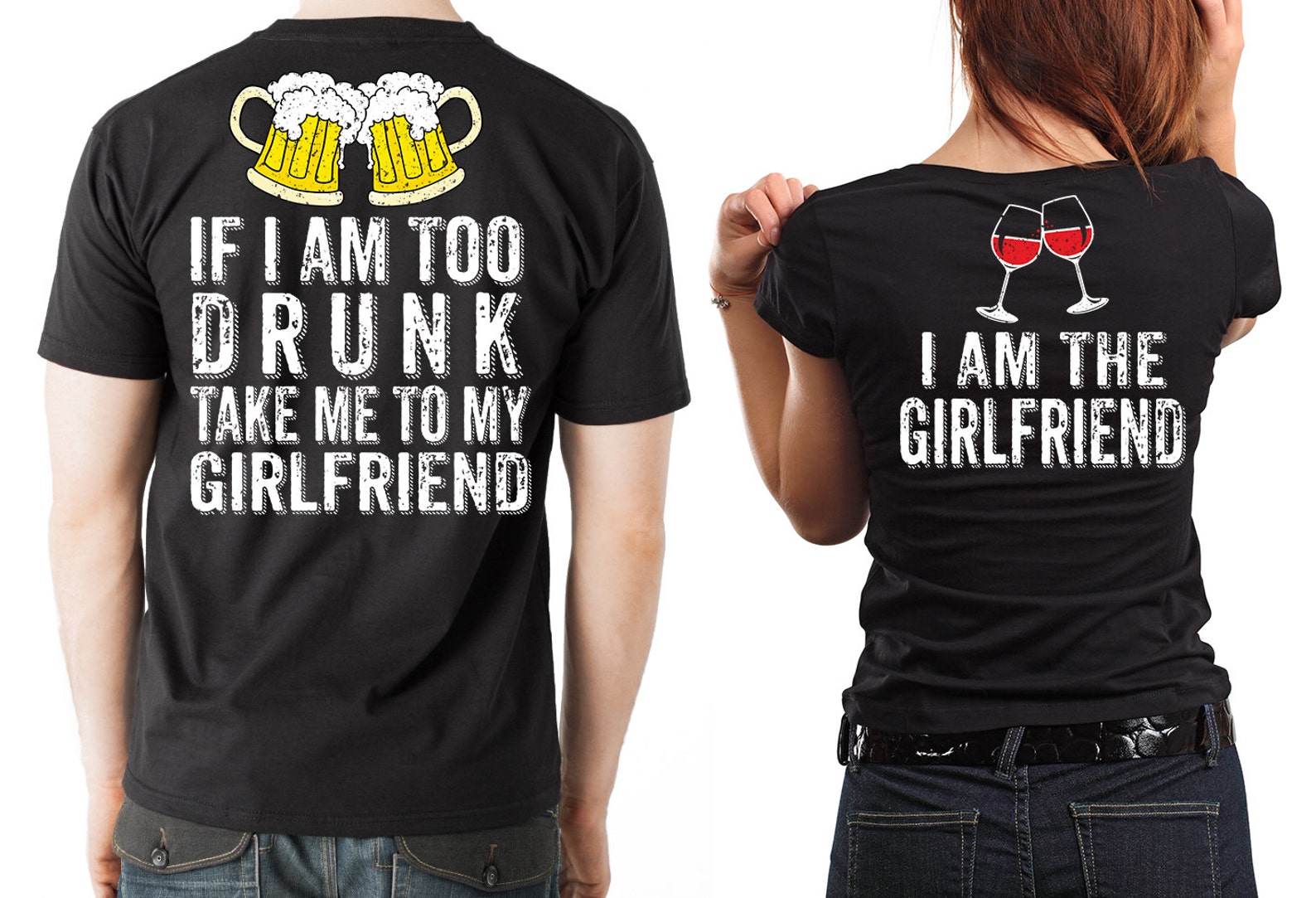 Couple Matching T-shirts Drinking Party T-shirt Beer T-shirt - Etsy