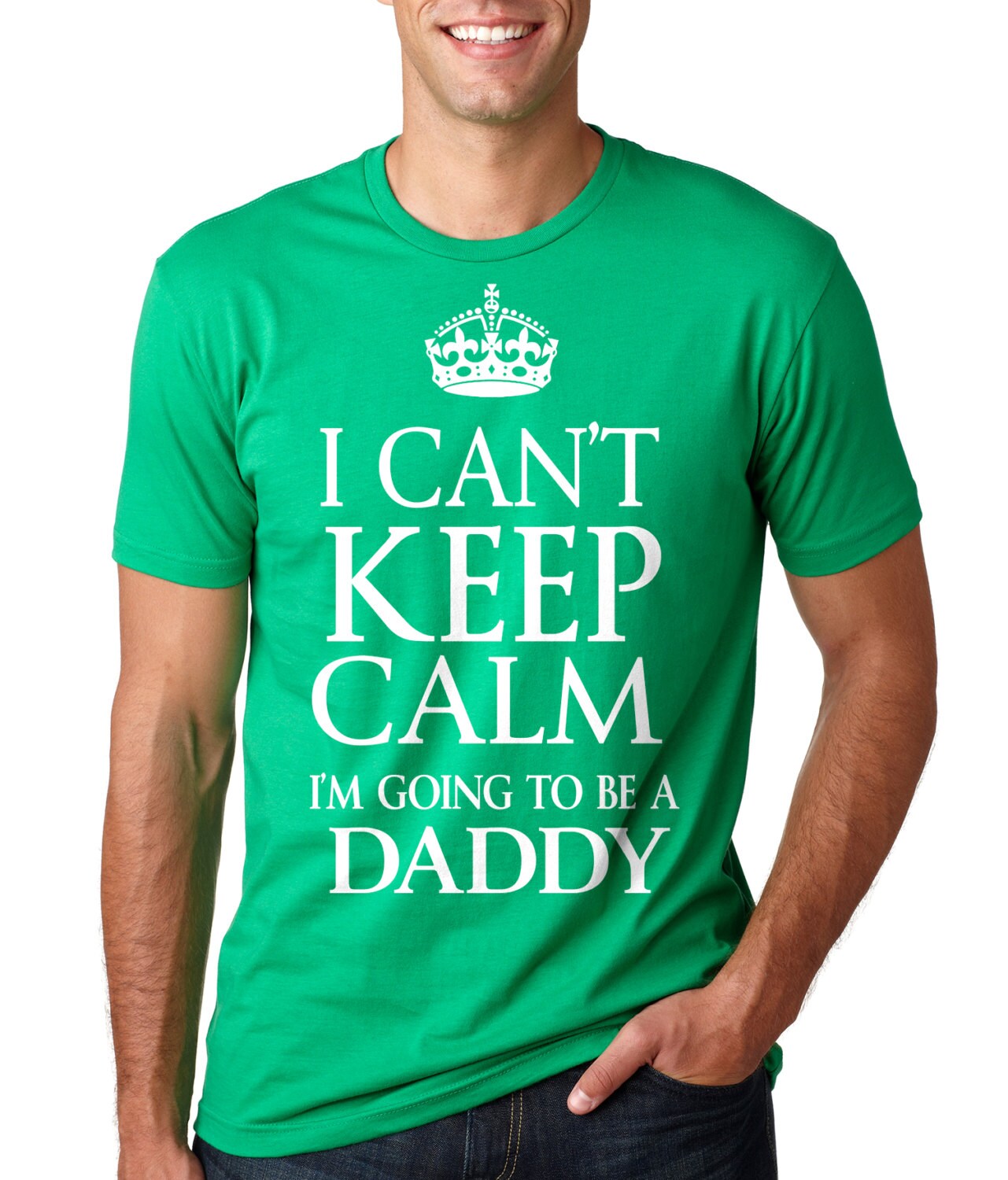 I Can't Keep Calm I'm Going to Be A Daddy T-shirt Gift | Etsy