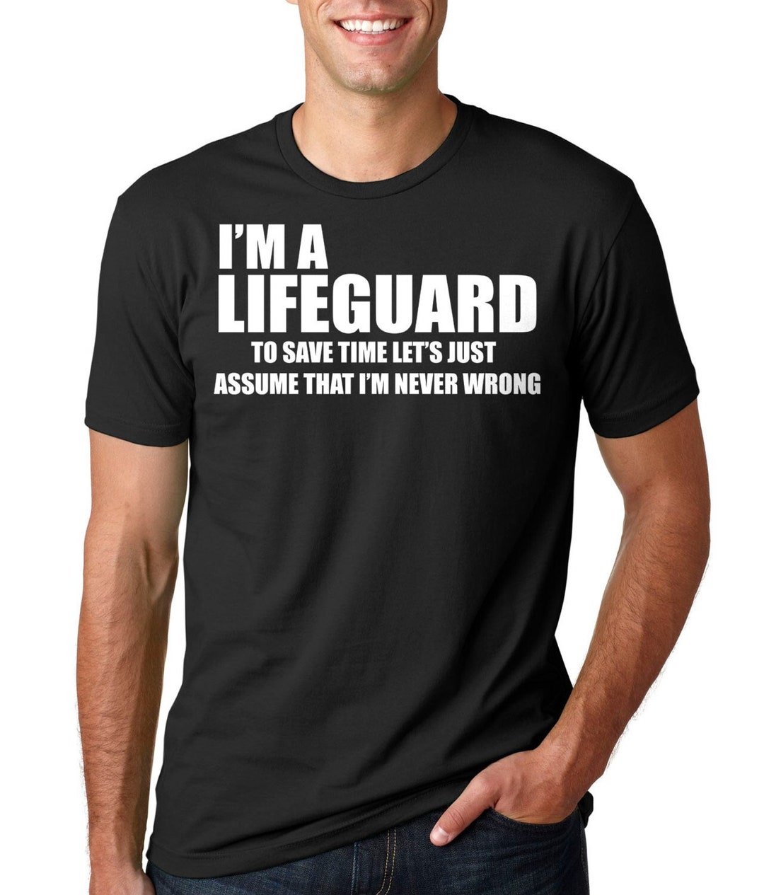 Occupation T-shirt Gift for Lifeguard Funny Profession Tee Shirt - Etsy