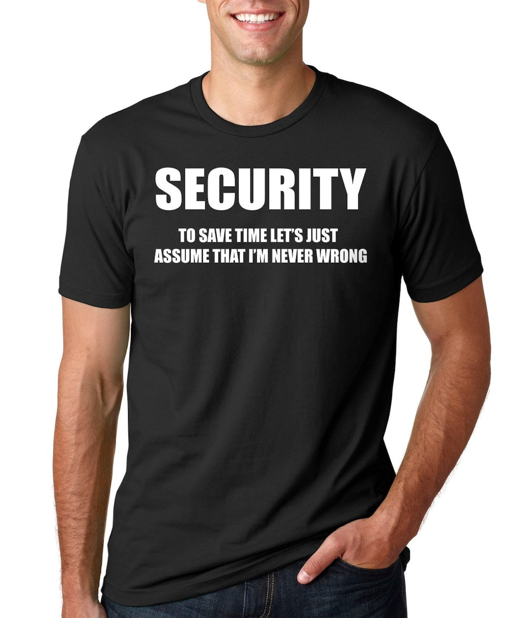 Security T-shirt Funny Gift for Security Profession T-shirt - Etsy