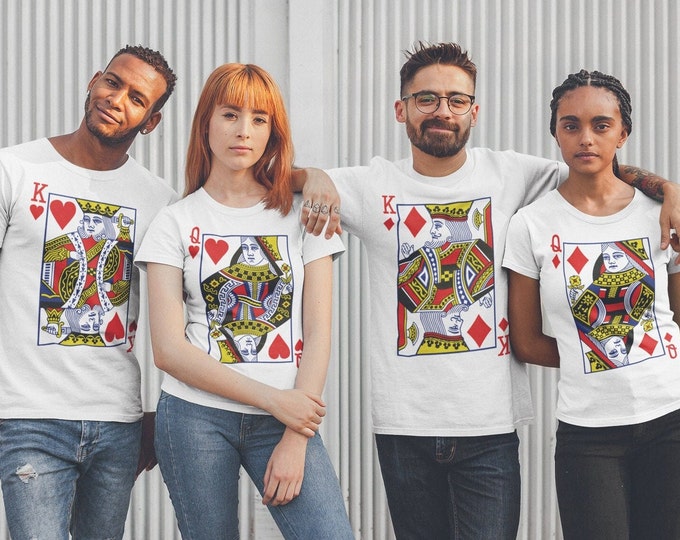 Group Halloween T-shirts, Matching Playing Cards Shirts, Deck of Cards ...