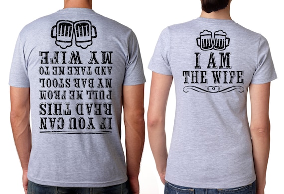 Funny Matching Tees For Party Photo Shoot Idea Couple T-shirt | Etsy