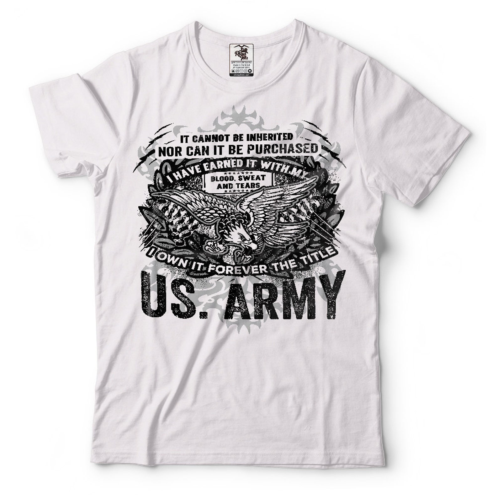 Veteran T-shirt US Army Veteran Tees Gift for Dad American - Etsy