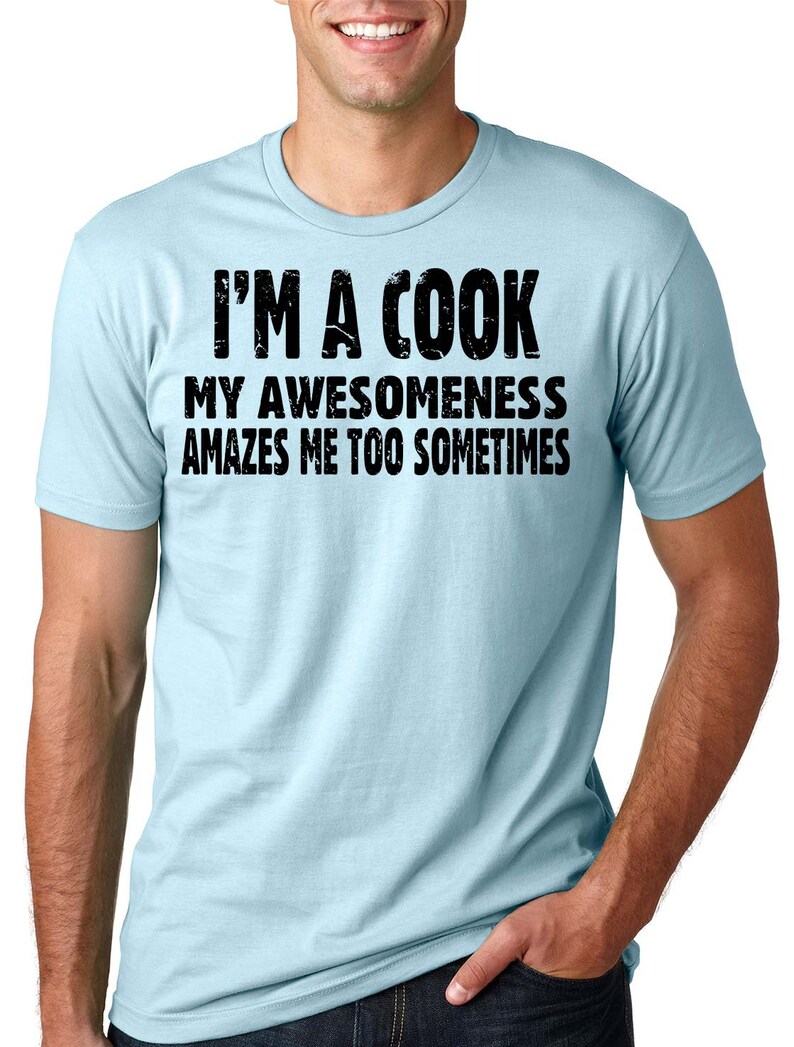 Cook Funny T-shirt Gift For Cook Baker Tee Shirt Chef | Etsy