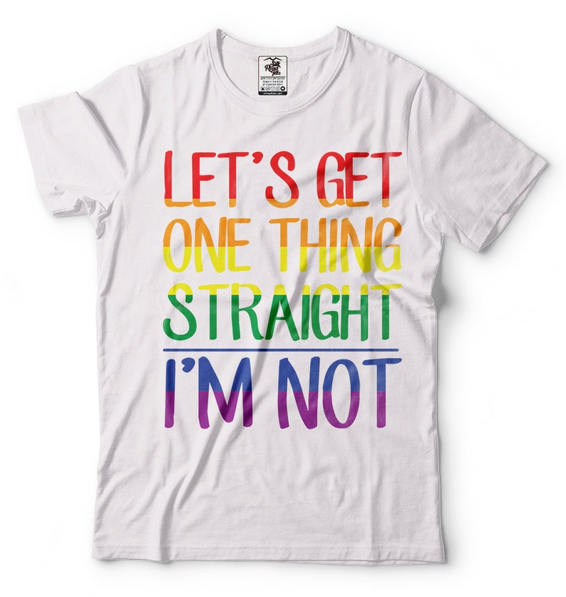 Gay Pride Shirt LGBT Pride Flag LGBT Clothing Let's Get | Etsy
