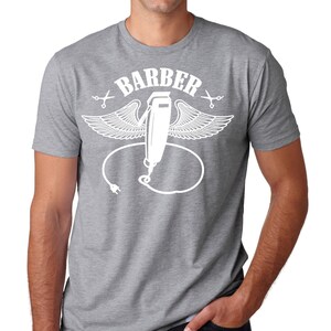 Barber T-shirt Gift for Barber Shirt Barber Shop Hairdresser Hair ...