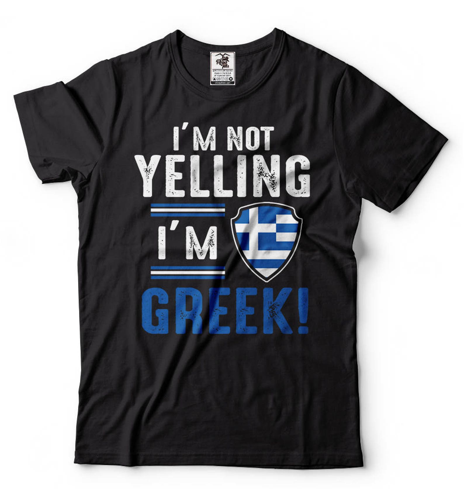 Funny Greek T-shirt I'm Not Yelling I'm Greek Gift - Etsy