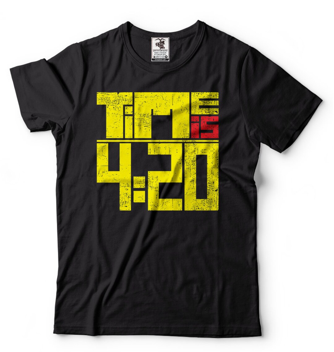 420 Marijuana T Shirt Funny Cannabis Weed Joint Pot Smoker Legalize Tee ...