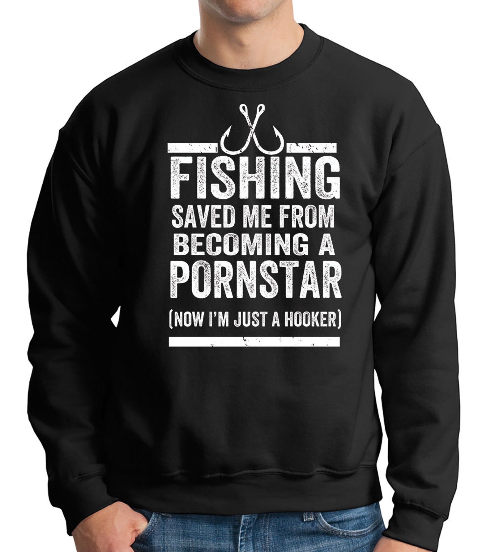 Fishing Sweatshirt Hoodie Hooded Sweatshirt Funny Fishing - Etsy