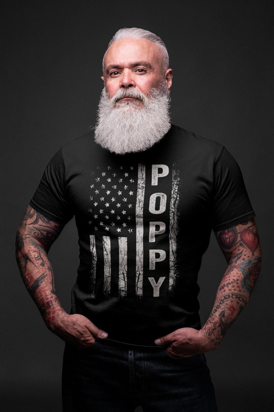 Poppy Shirt, New Poppy Gift, Poppy Shirt, Usa Papa Shirt, Poppy Gift ...