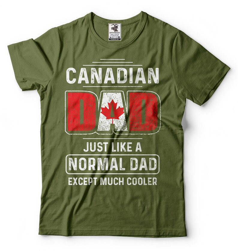Canadian Dad father Day Gift T Shirt Birthday Gift for - Etsy Canada