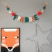 Customised Liberty Print Name Garland Banner With Pom Poms & - Etsy