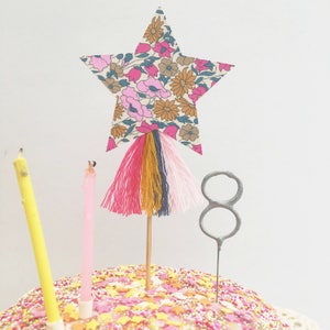 Shooting Star Cake Topper - Etsy