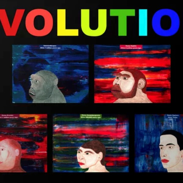 Human Poster Evolution - Etsy