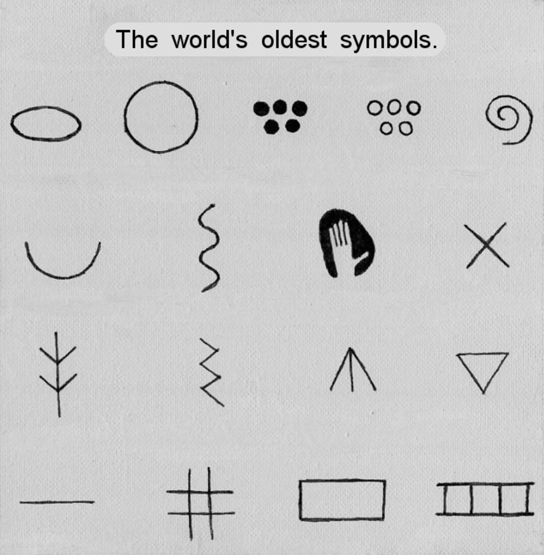 The World's Oldest Symbols. - Etsy
