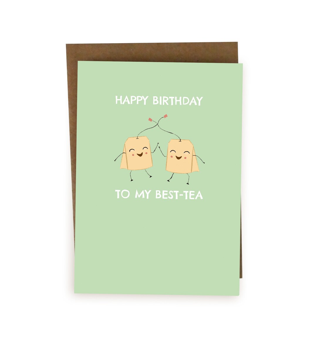 Happy Birthday Best-tea Card Birthday Card for Best Friend Sister Mum ...