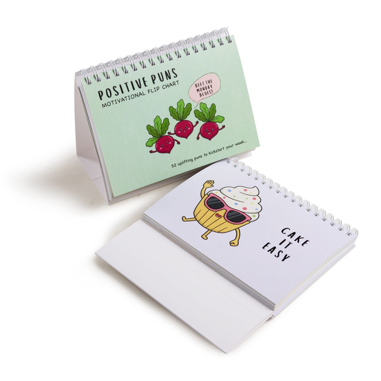 BYANIKA Motivational Flip Chart Desk Pad - Positive Affirmation Cards ...