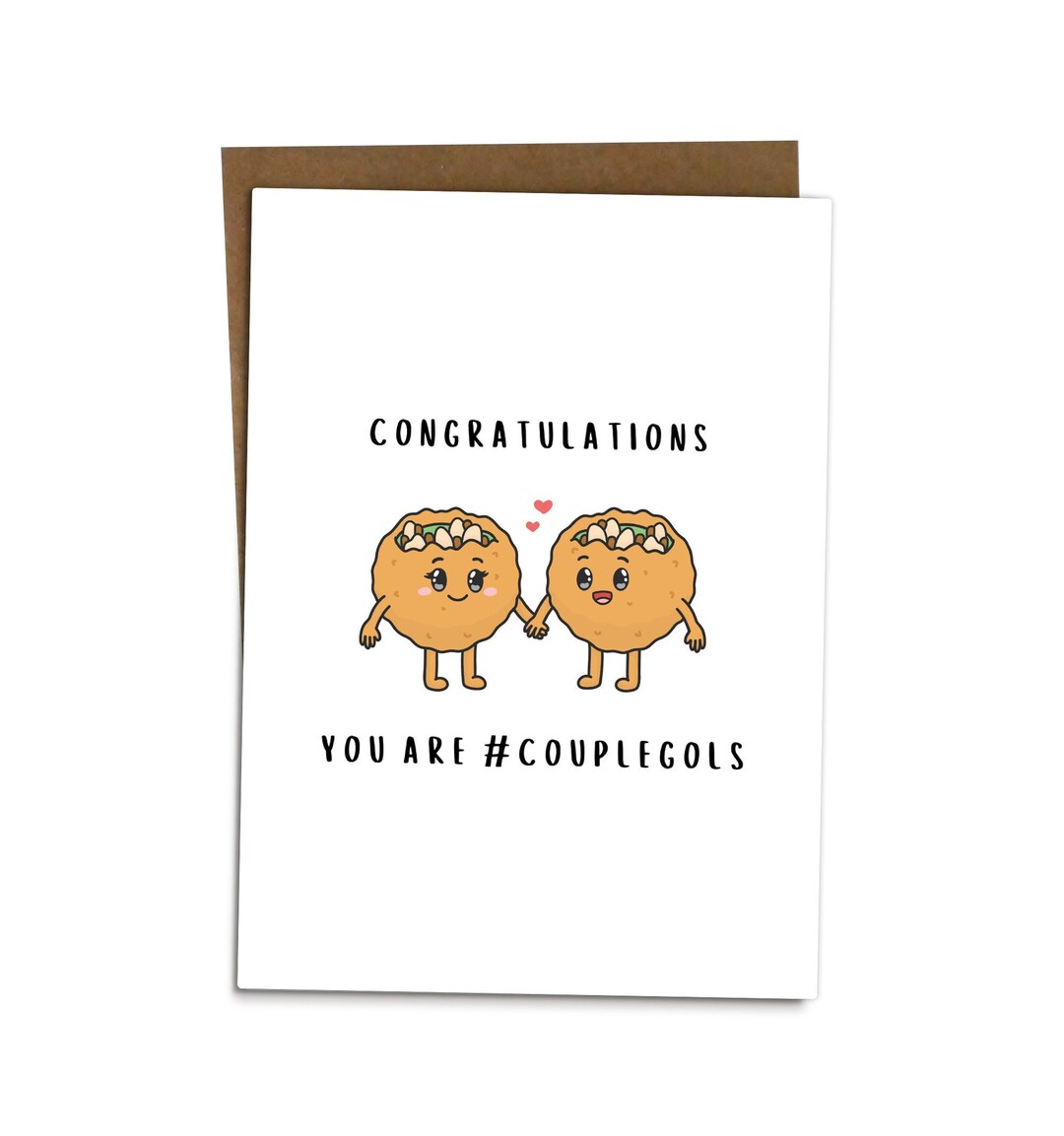 Congratulations Card - Indian Food Pun Card Punjabi Engagement Wedding ...