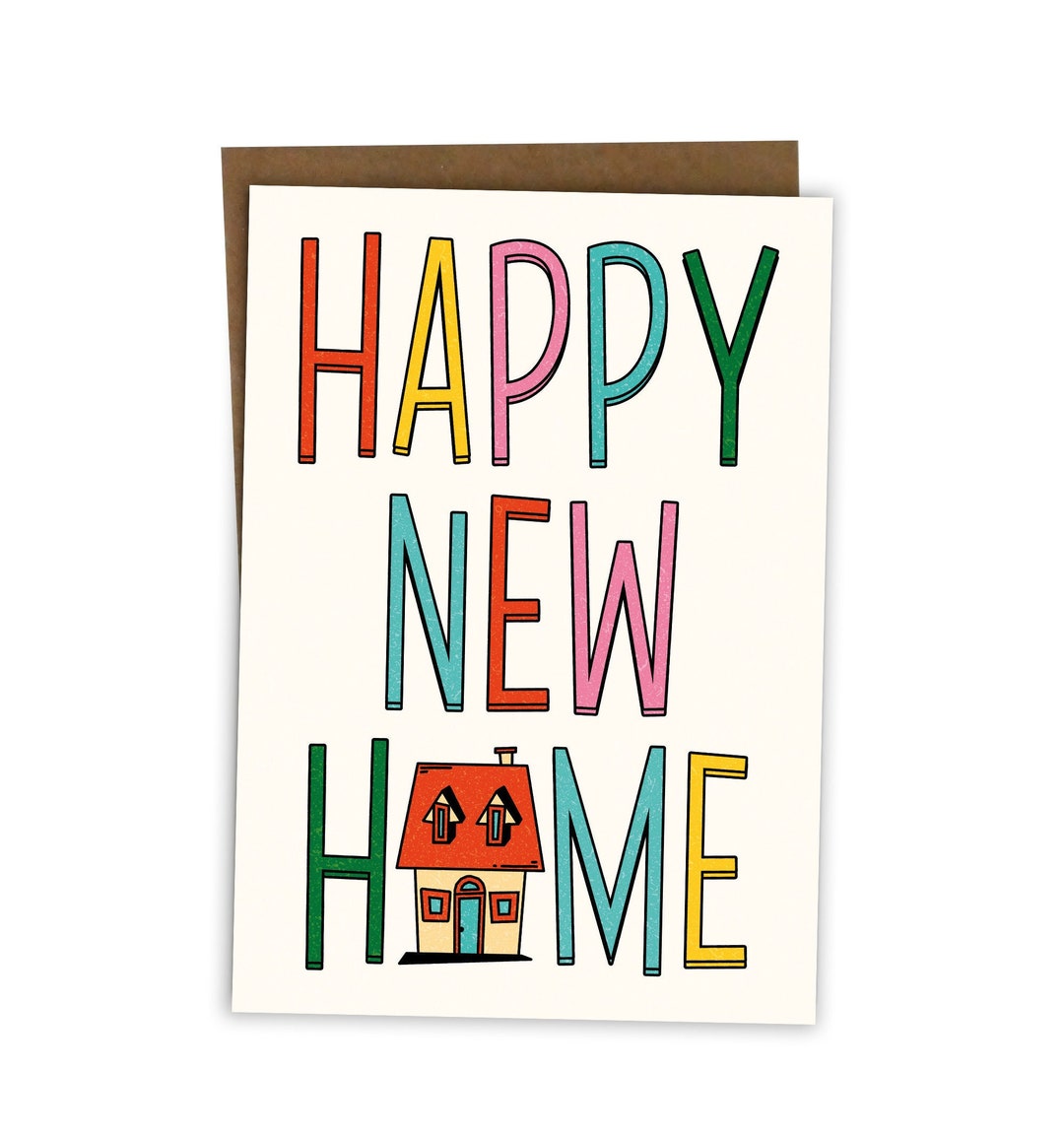 Happy New Home Card, First Home, New House, You're Moving, Housewarming ...