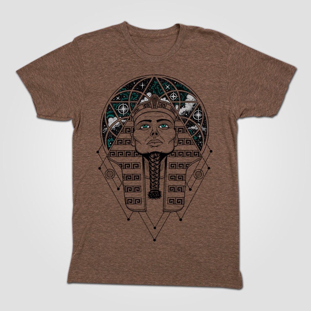 Pharaoh T-shirt, Egyptian, Sacred Geometry - Etsy