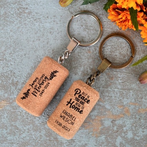 Keychain Funeral Favors. for Guests to Remember a Loved One ...
