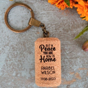 Keychain Funeral Favors. for Guests to Remember a Loved One ...