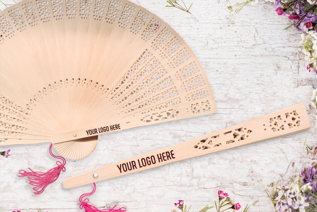 Rustic Hand Fan for Employee Appreciation Gifts Bulk , Engraved ...