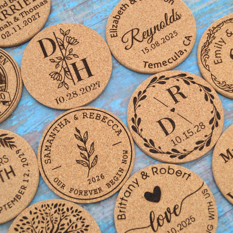 Wedding Coasters - Etsy