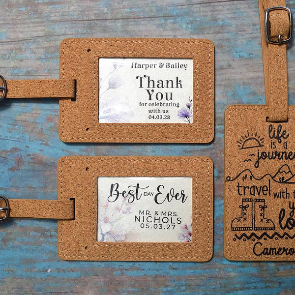 Luggage Tag Wedding Favor - Etsy