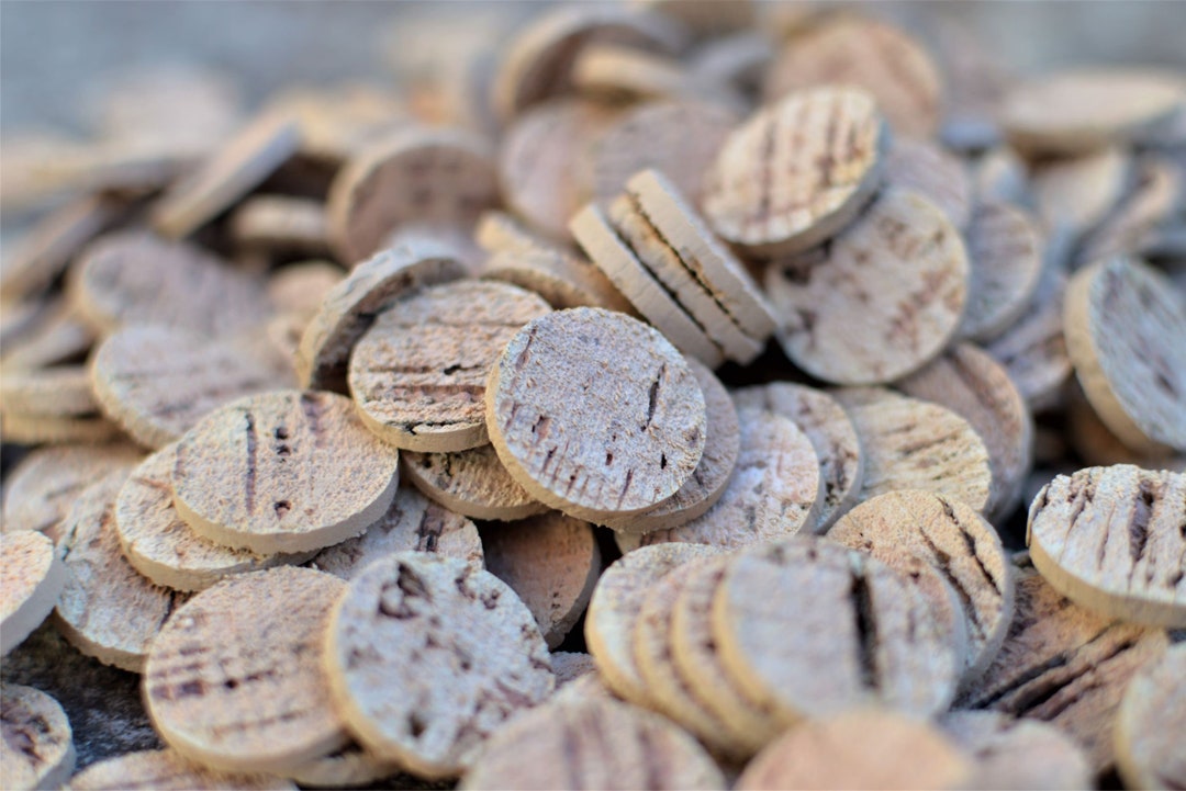 Natural Round Slices of Corks for Crafts and Make Coasters, Wall Decor ...