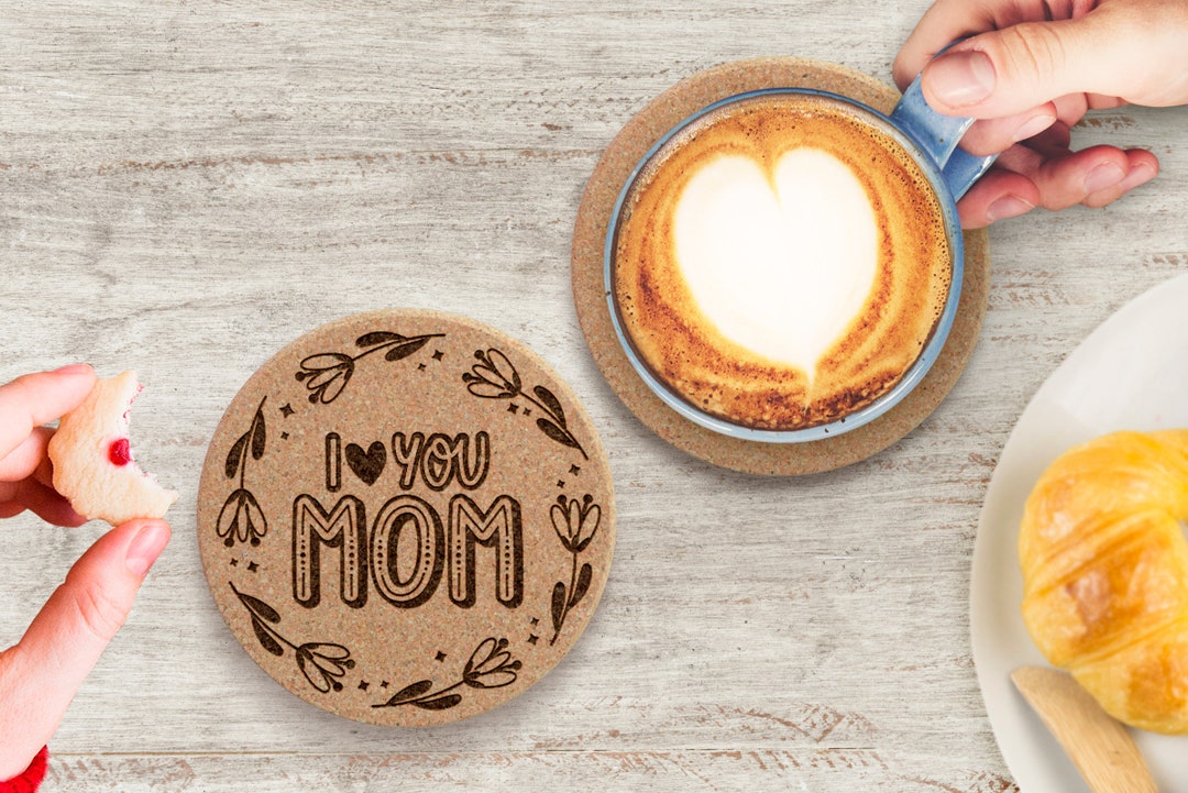 Personalized Mother Day Appreciation Coasters, Mother Day Gift From ...