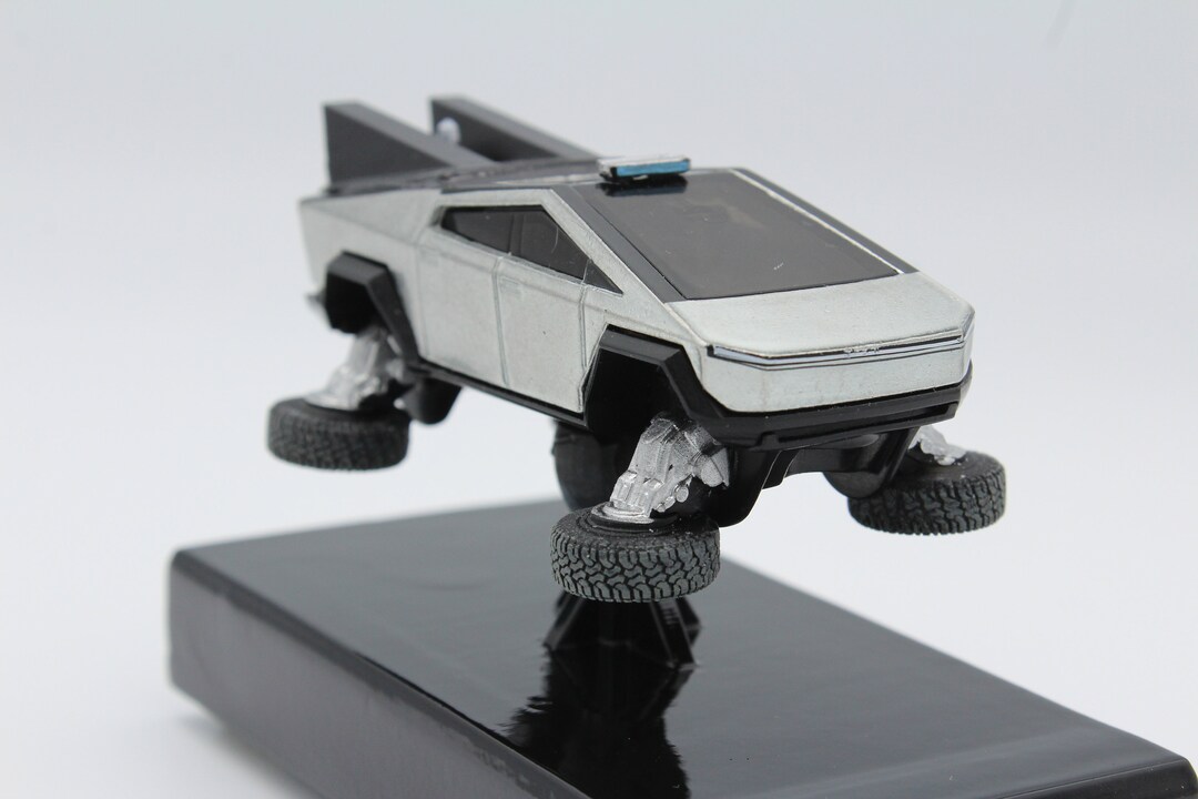 Tesla Cybertruck Back to the Future Time Machine 1:64 CUSTOM - Etsy