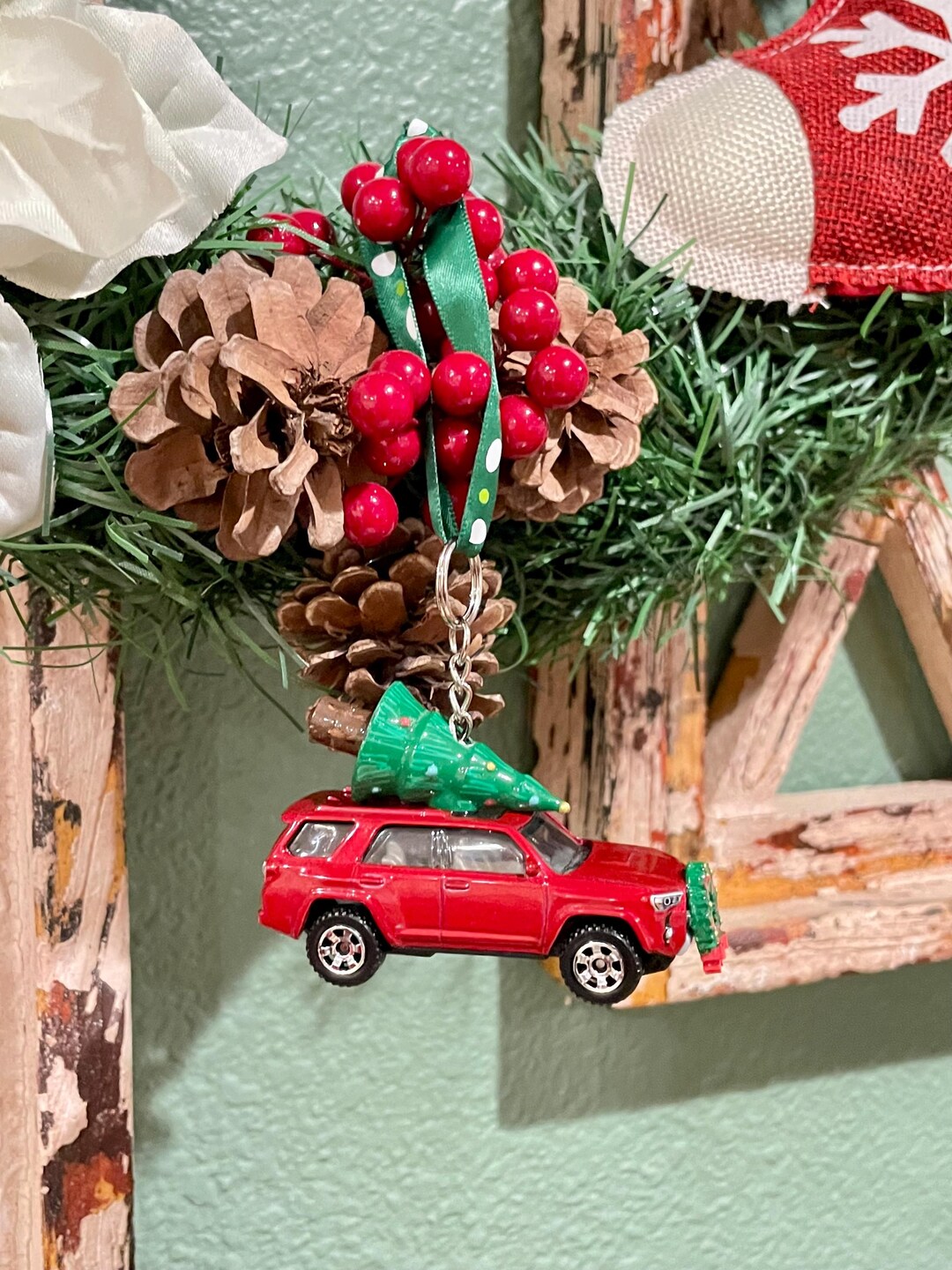 1:64 Toyota 4runner Diecast Car Christmas Ornament Festive Handmade ...