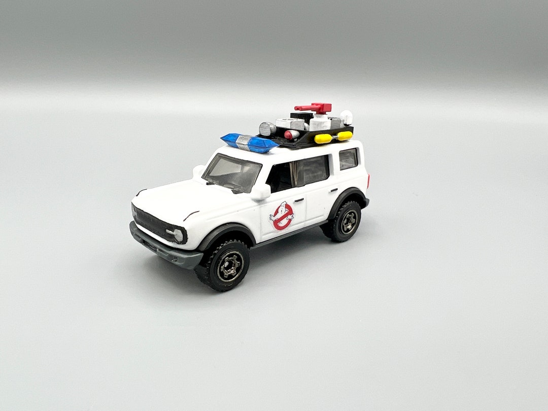 1:64 Ford Bronco Ecto 1 Custom Ghost Busters Diecast Unique Car Gift ...