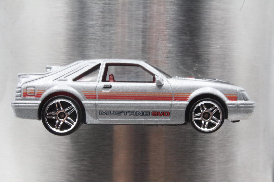 1984 Ford Mustang SVO Custom 1:64 Scale Diecast Magnet for Fridge, Tool ...