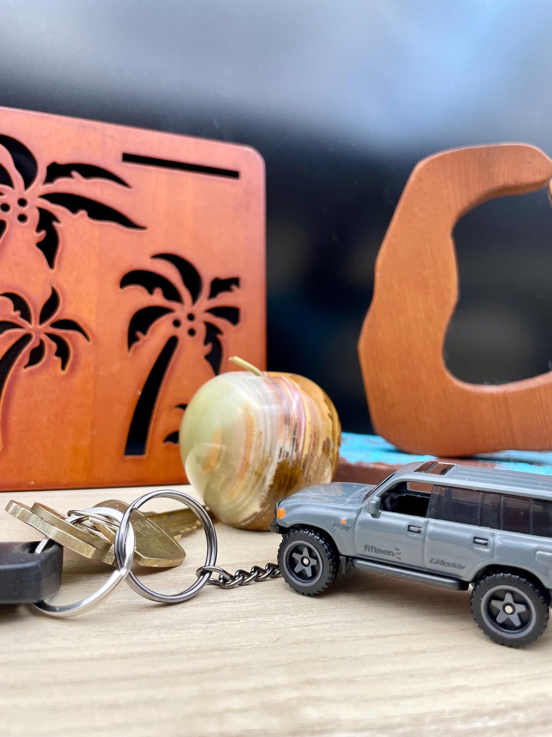 FJ80 Toyota Land Cruiser Keychain - Personalized 1:64 Diecast Car Gift ...